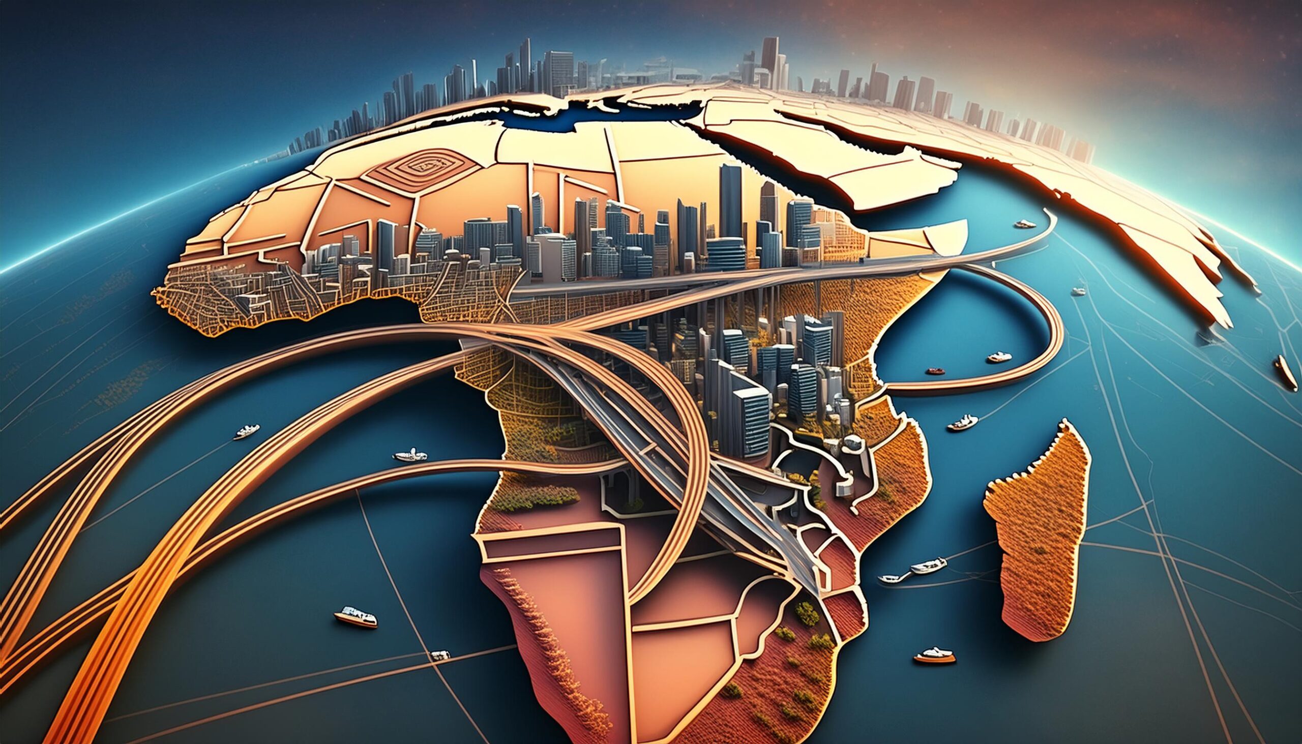 bird TenX: 10 major road networks connecting Africa