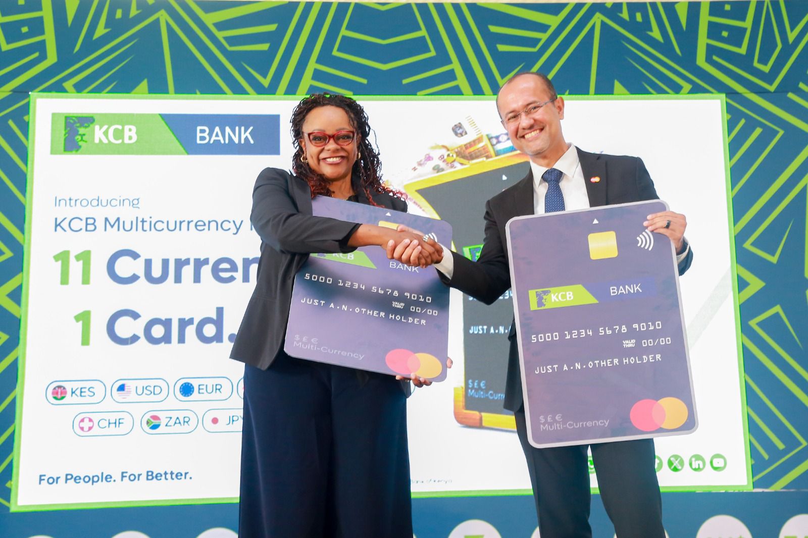 Kenya's first Platinum Multi-Currency Card unveiled by KCB in ...